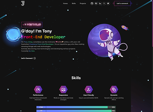 Tony Jiang - Frontend Leaning Full Stack Engineer